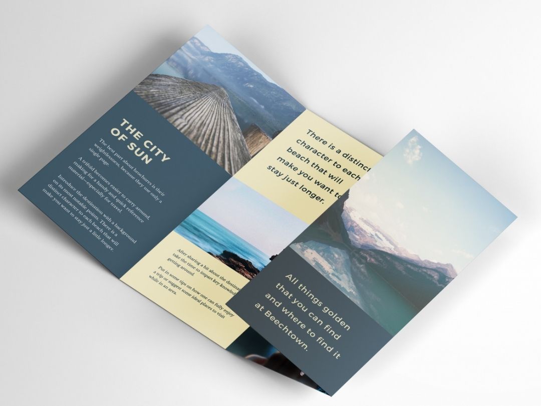Single Page Leaflet Design Ideas